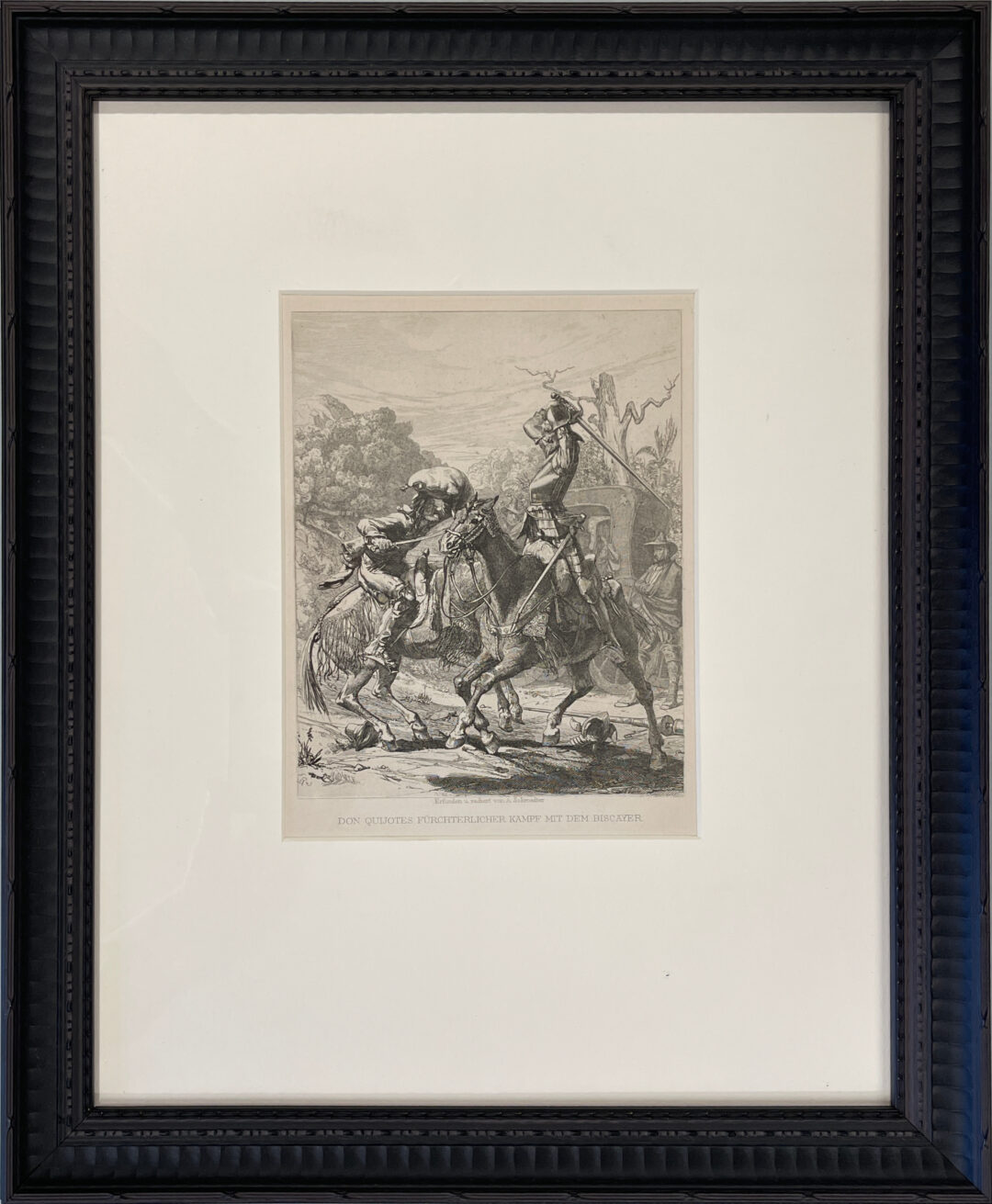 Don Quixote’s Great Fight With the Biscayan – Washington Color Gallery