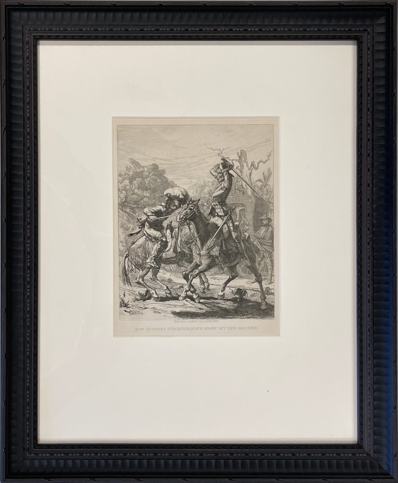 Don Quixote’s Great Fight With the Biscayan – Washington Color Gallery