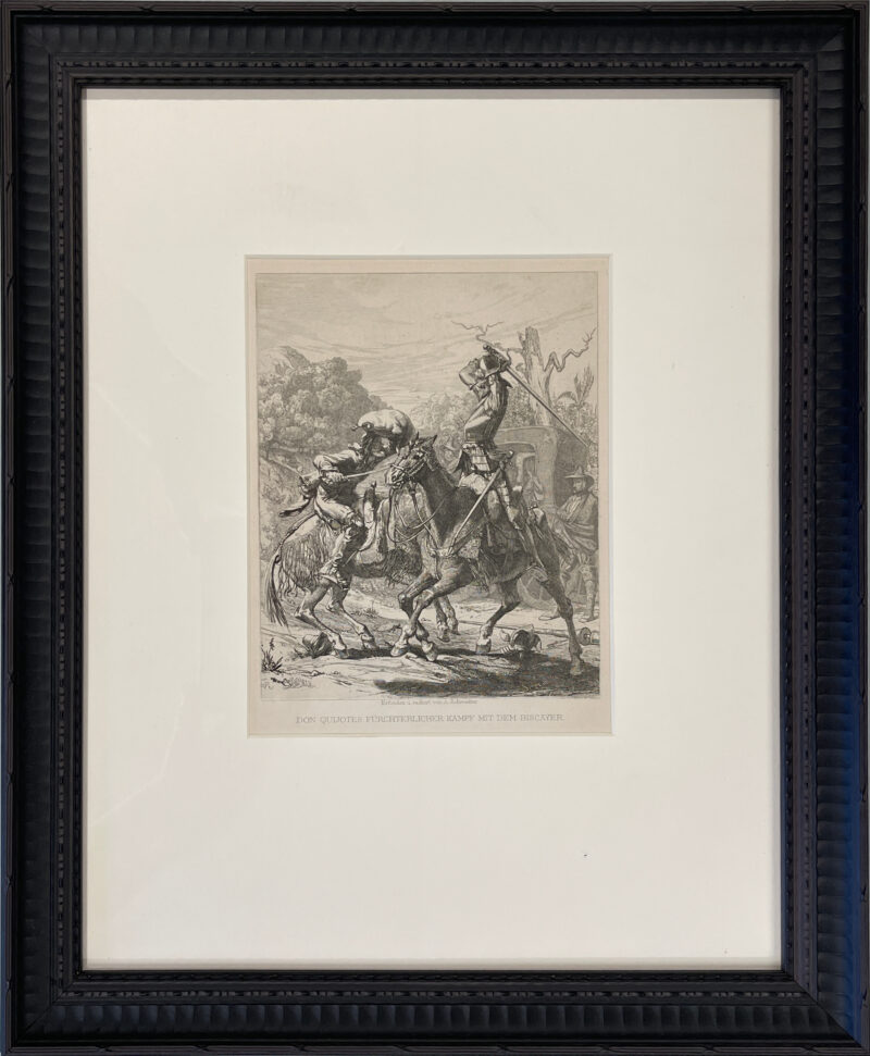 Don Quixote’s Great Fight With the Biscayan – Washington Color Gallery