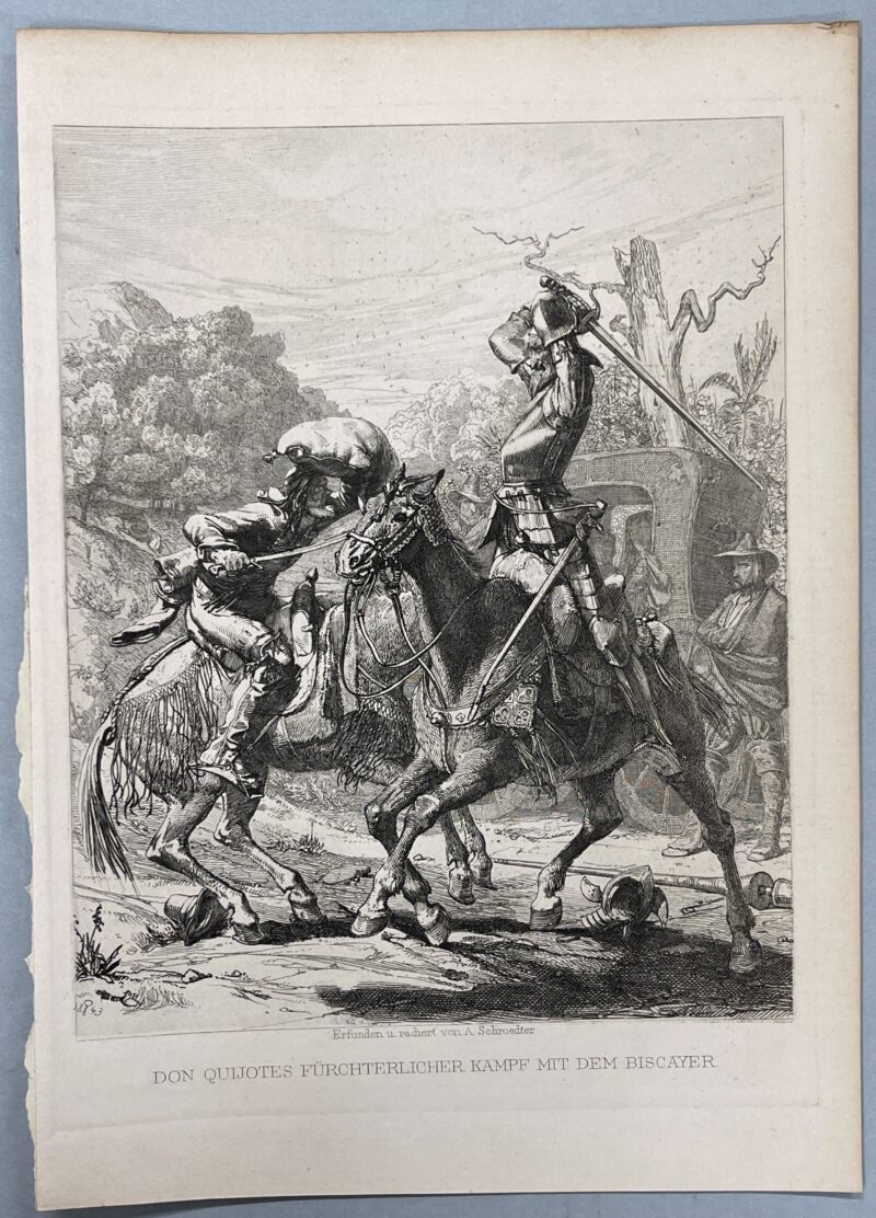 Don Quixote’s Great Fight With the Biscayan – Washington Color Gallery