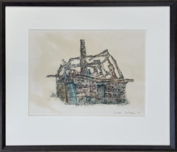 Untitled Monoprint (A Derelict House) - Washington Color Gallery